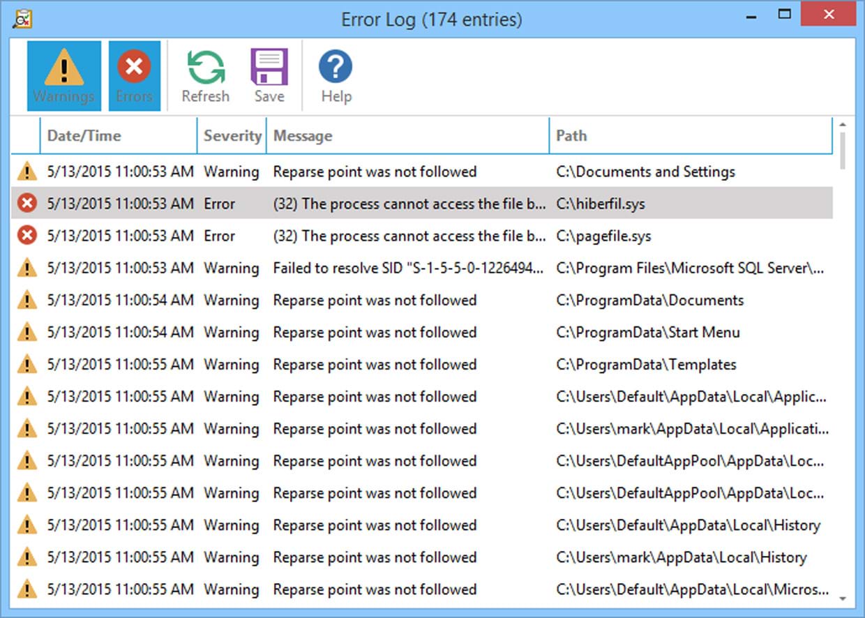 Permissions Reporter : Event Logging
